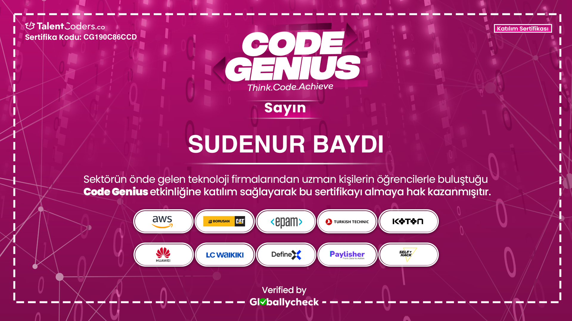 Sudenur BAYDI - Bilgisayar programcılığı | LinkedIn