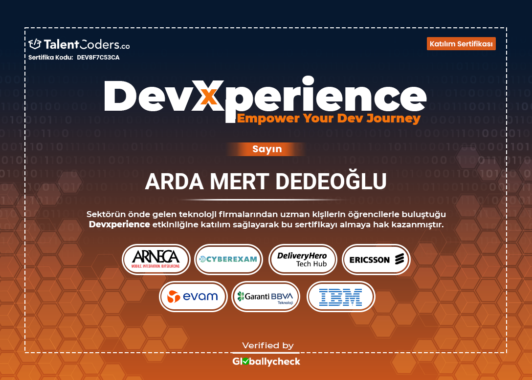 Arda Mert Dedeoğlu - Computer Engineering @ Yildiz Technical University | Trainee @ YTU Startup ...
