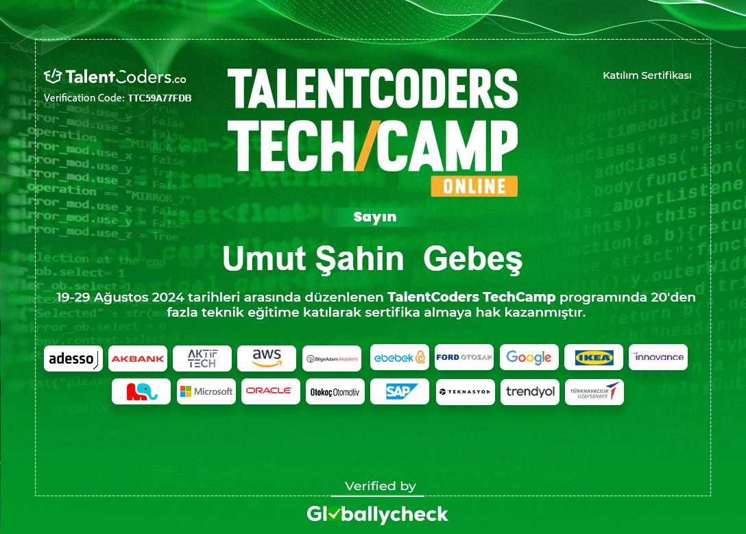 Umut Şahin Gebeş - Software Engineering student | LinkedIn