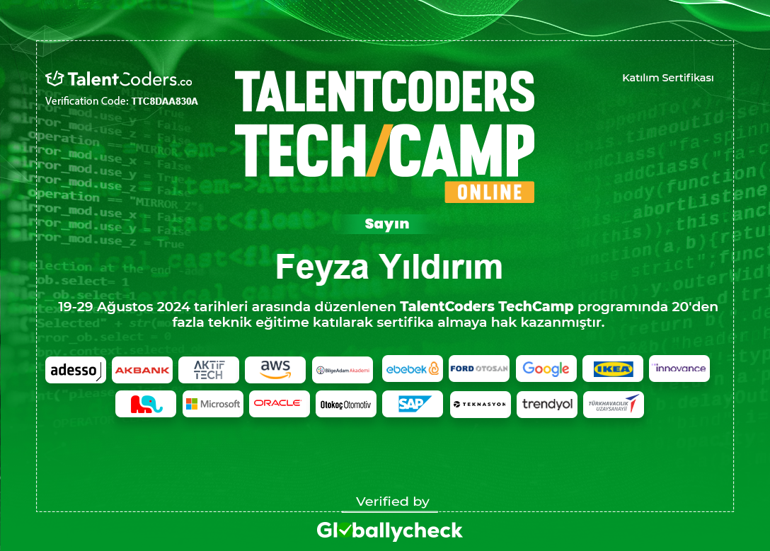 Feyza Yıldırım - Software Developer | LinkedIn